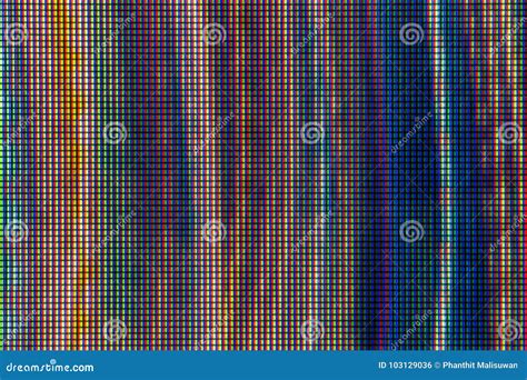 Closeup LED Lights Bulb Diode From LED TV Or LED Monitor Screen Display Panel Stock Photo