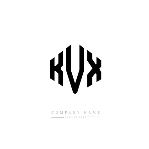 KVX letter logo design with polygon shape. KVX polygon and cube shape logo design. KVX hexagon ...