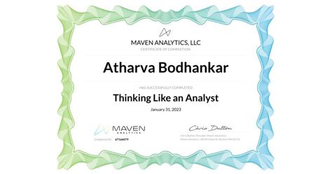 Atharva Bodhankar On Linkedin Thinking Like An Analyst • Atharva