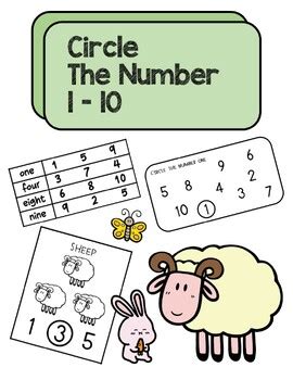 Circle The Correct Number Color Count And Circle The Correct Number