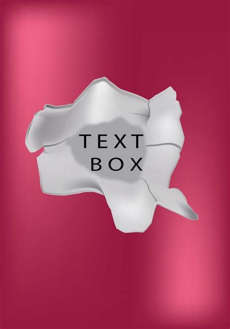 Vertical Illustration Of A Text Box On A Pink Paper Stock Illustration Illustration Of Border