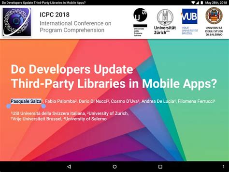 Do Developers Update Third Party Libraries In Mobile Apps Ppt Free Download