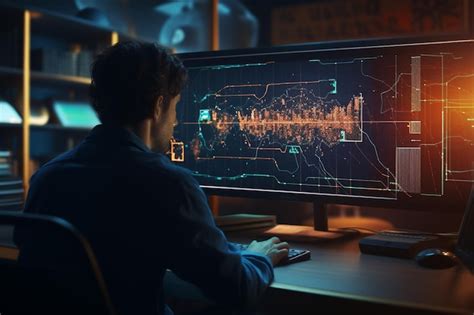 premium photo a scientist analyzing temporal data to pinpoint th 00318 01