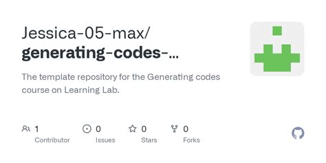github jessica 05 max generating codes template the template