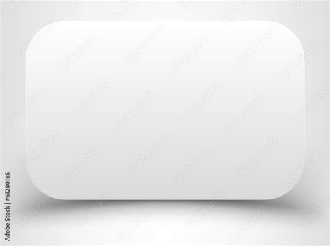 White Rounded Rectangle Shape