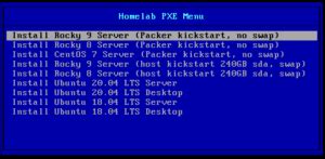 Configure PXE Boot Server For Rocky Linux CentOS Kickstart Installation Lisenet