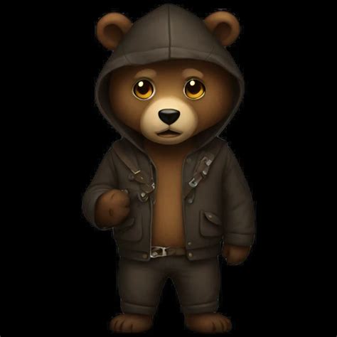 Thief Bear Emoji Ai Emoji Generator
