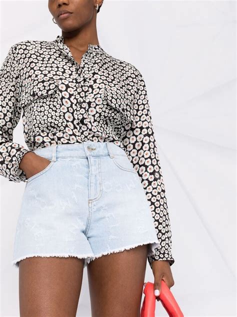 Stella McCartney Stella Logo Denim Shorts ShopStyle