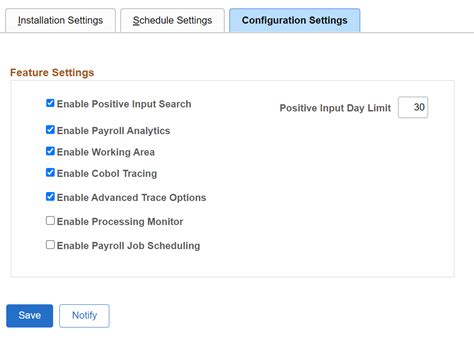 Defining Installation Settings