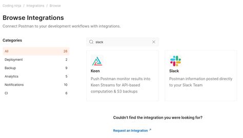 Installed Apps And Ci Integrations In Postman Naukri Code 360