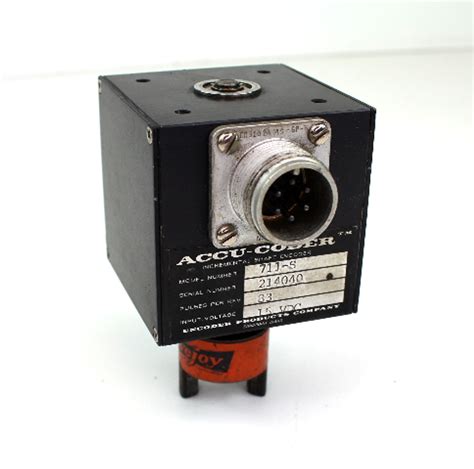 accu coder increment shaft encoder 711 s used