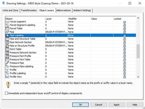 Solved Visual Lisp To Set Pipe Labeling Style In The Object Layers