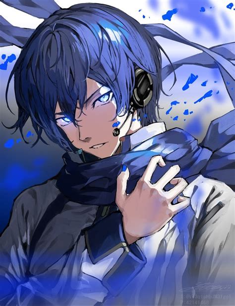 Kaito Vocaloid Drawn By Shirubaa Danbooru