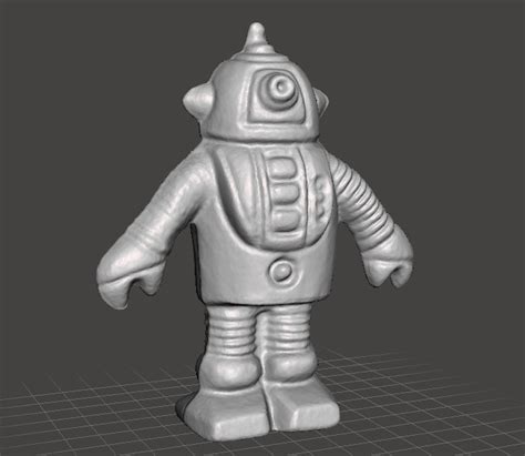 Stl File Monochromatic Robot Vintage Figure Model Toy Alien 70s 🤖 ・3d