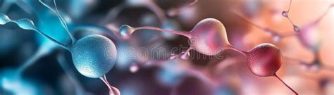 A Vibrant Abstract Representation Of Molecular Structures Showcasing The Beauty Of Science