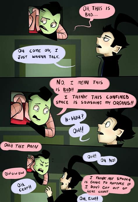 Zim Is Stuck Part 1 Invader Zim Zim Dib Zadr Invader Zim Invader Zim Characters Invader