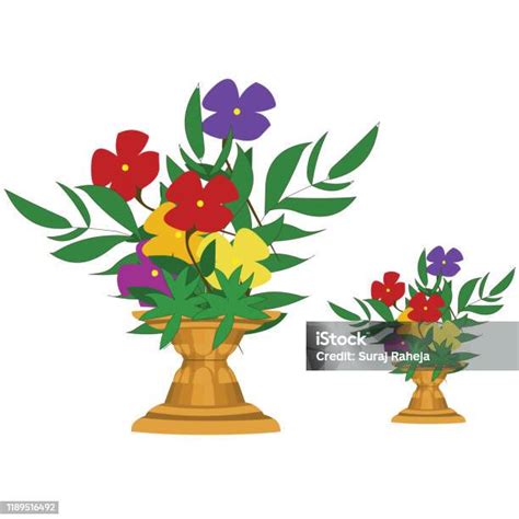 Vas Bunga Ilustrasi Stok Unduh Gambar Sekarang Aromaterapi Buket