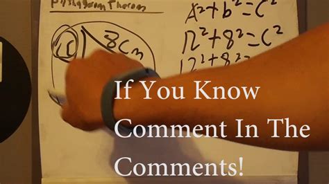 Learn How To Do Pythagorean Therom Youtube