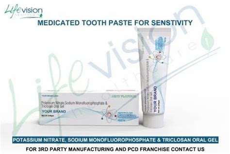 Potassium Nitrate Medicated Toothpaste 0 2 Years Packaging Size 100