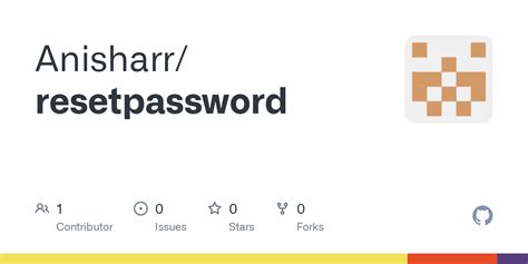 Github Anisharrresetpassword