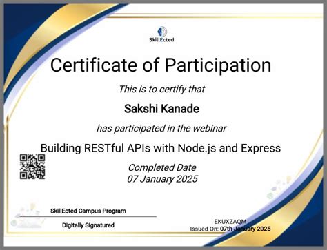 continuouslearning webdevelopment nodejs restfulapis sakshi kanade