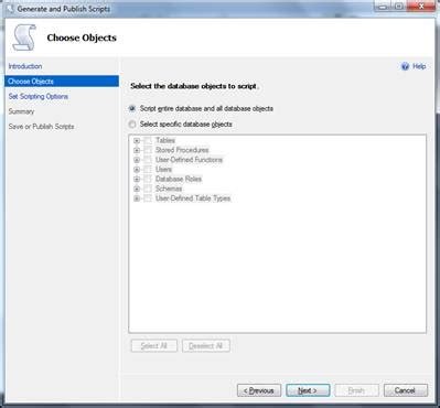 Generate Insert Scripts For A Table In SQL Server