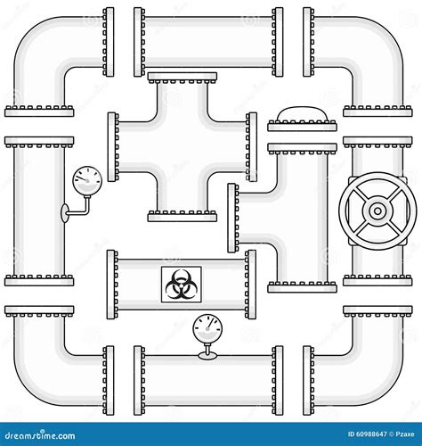 Pipeline Construction Background Vector 85542065