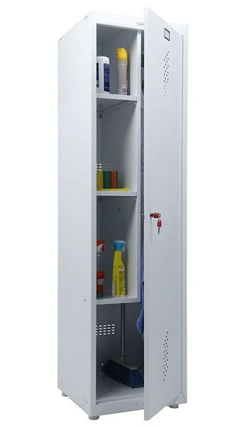 Медицинский шкаф для уборочного инвентаря МД 1 ШМ-SS, 187x50x50 см ...
