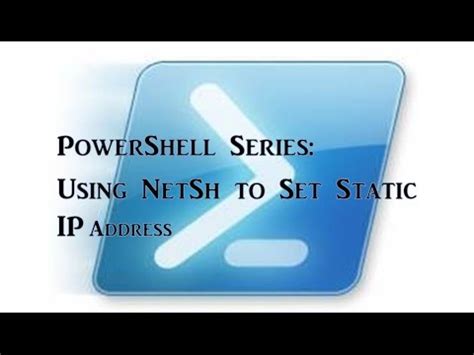 PowerShell Series How To Set A Static IP Address Using PowerShell YouTube