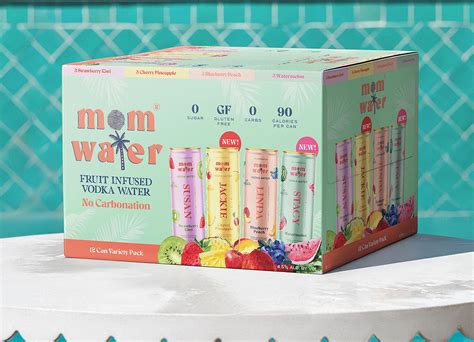 Mom Water Fruit Infused Vodka Water Low Calorie And No Carbonation