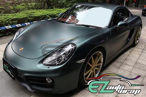Matte Metallic Dark Green Vinyl Wrap