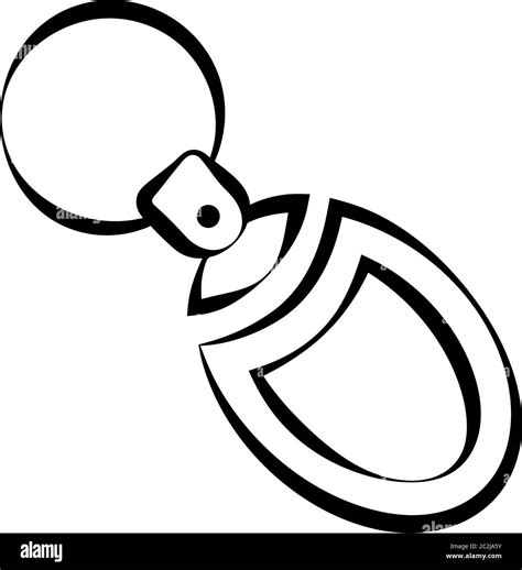 Key Chain Key Ring Vector Art Illustration Stock Vector Image And Art