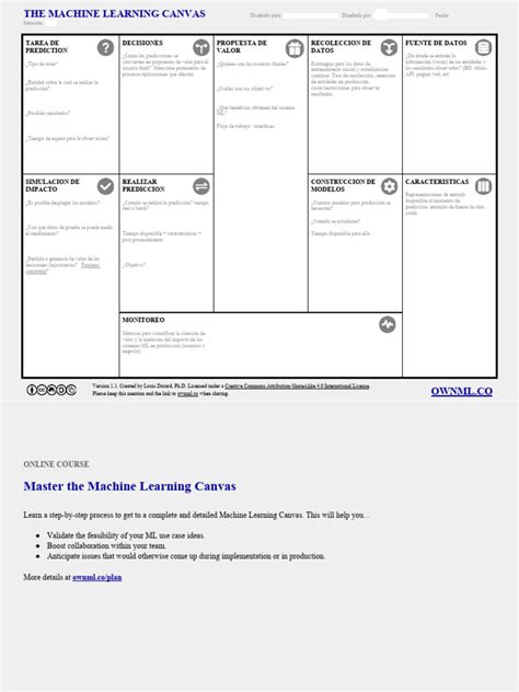 machine learning canvas v1 1 esp pdf informática