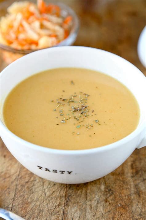 Parsnip Soup With Herbes De Provence Pickled Plum
