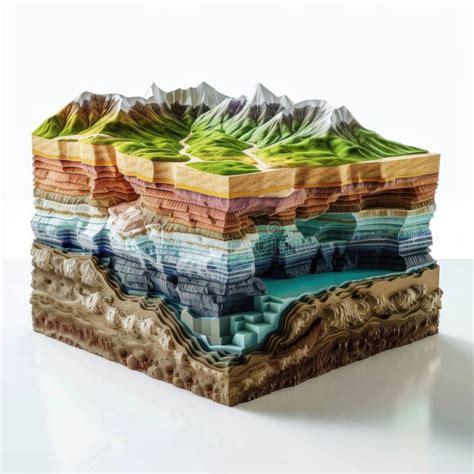geological model stock illustrations 638 geological model stock