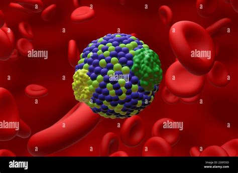 Low Density Lipoprotein Ldl Cholesterol Closeup View 3d
