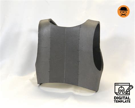 Upper Chest Armor No2 Printable Diy Eva Foam Cosplay Pattern