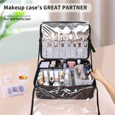 Relavel 12 Pack Makeup Oeganizer Case Holder