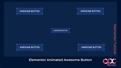 How To Make An Animated Awesome Button Using Elementor For Free Elementor Tutorial Youtube