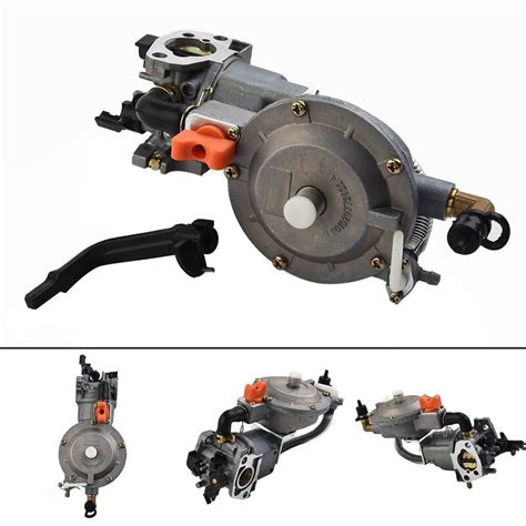 가솔린 발전기용 변환 키트 메탄 Cng프로판 Lpg 가스 제로 압력 조절기 기화기 이중 연료 Lpg Ng 사용 2 5kw 엔진 및 엔진 부품