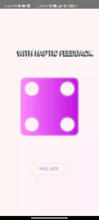 How I Made Dice Roll App In React Native Tushar Maithani Posted On