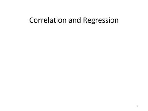 Meaning And Types Of Correlation Pptx