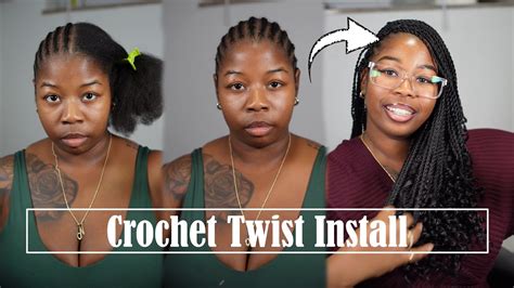 Crochet Senegalese Twist With Curly Ends Install Youtube