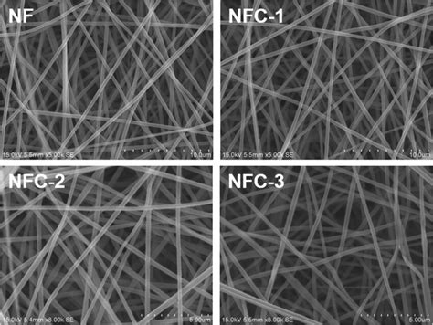 Sem Pictures Of Nf And Nfc Nanofibrous Mats Download Scientific Diagram