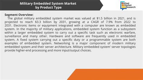 PPT Military Embedded System Market PowerPoint Presentation Free