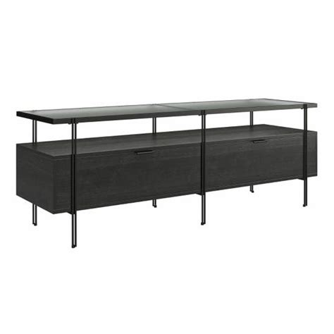 Dorel Wainwright Tv Stand 60in Black Oak Finish