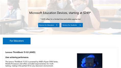Windows 11 Devices Microsoft Education Federal Funding Guide