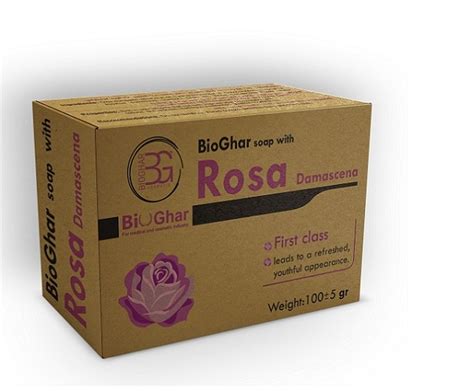 Bio Ghar Soap With Rosa Damascena Bioghar