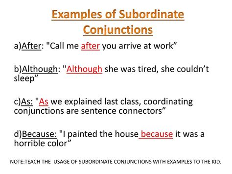 What Is Subordinating Conjunction With Examples Design Talk