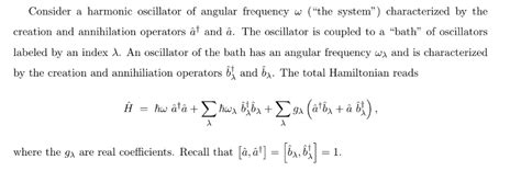 Solved Consider a harmonic oscillator of angular frequency ω Chegg
